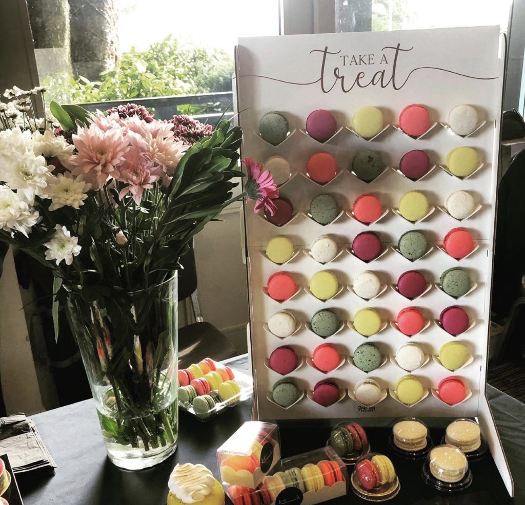 Macaron event wall – Harwoods Patisserie